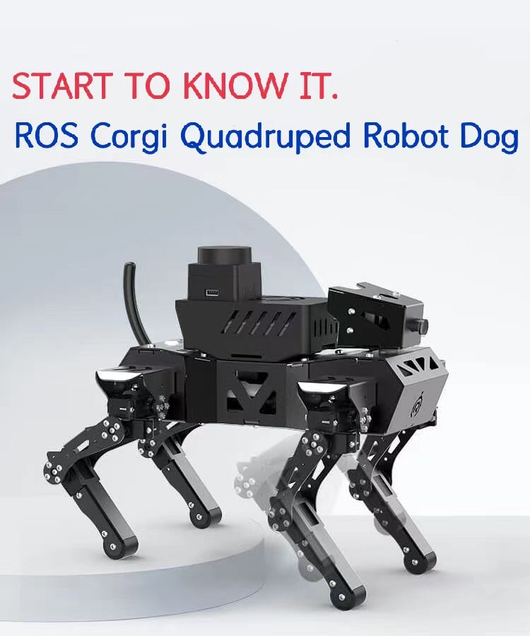 Getting to know XiaoR Corgi ROS SLAM quadruped robot dog