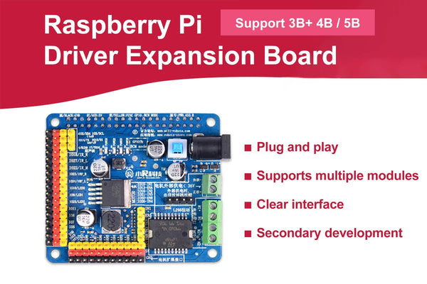 Build Smarter Robots Faster: XiaoR GEEK Expansion Board for Raspberry