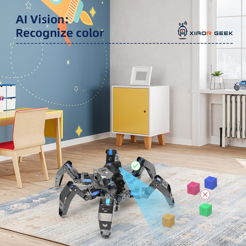 Let‘s know the performance of Raspberry Pi Bionic Hexapod Intelligent