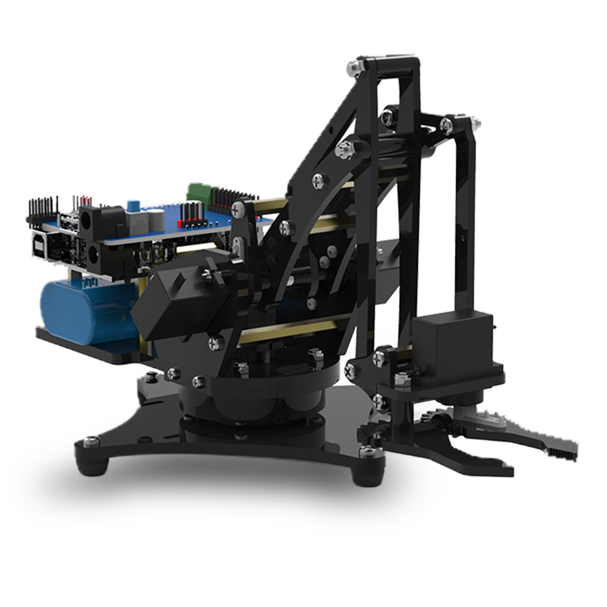 XR MINI Smart Robot Arm Kit,2-in 1 Science Kits with 4-DOF Robotic Car
