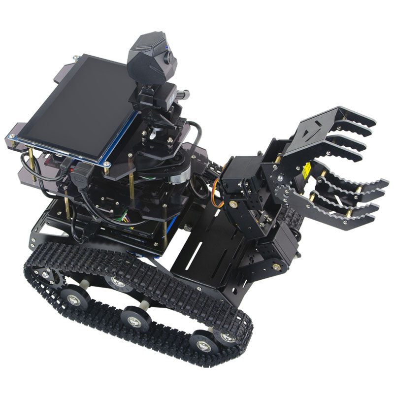 AI Robot Kit with Rplidar A2 Radar ROS programmable Smart Tank Car for