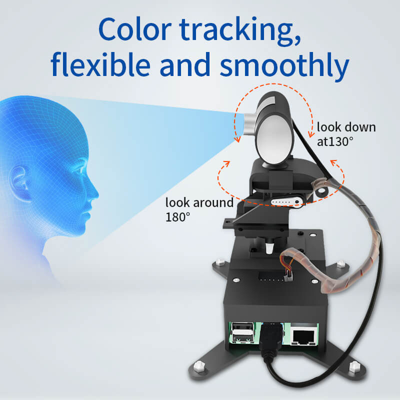 Raspberry Pi4b Opencv Visual Smart Robot Gimbalptz Development Kits