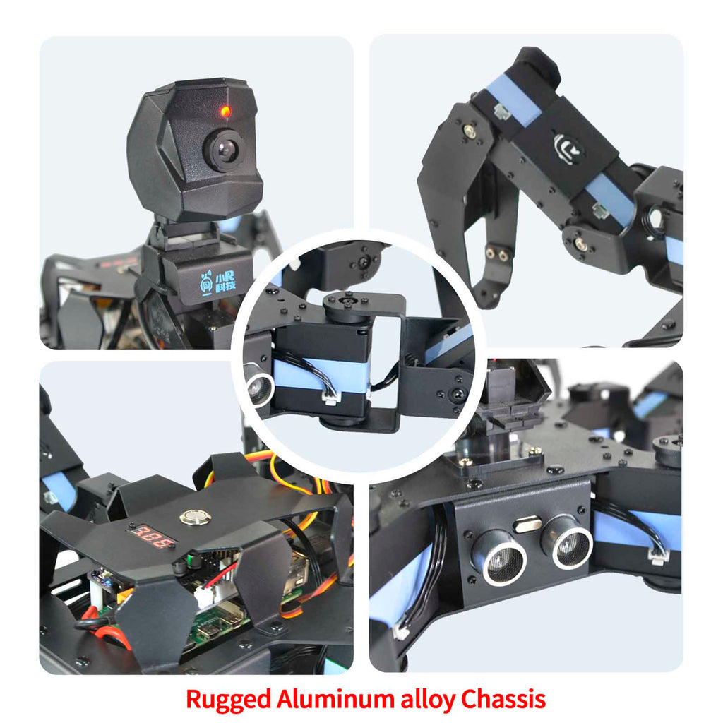 XR-R1 Artificial Intelligence Hexapod Bionic Robot Kit for Raspberry P