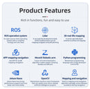 XiaoR GEEK ROS Depth camera programmable visual smart robot with Jetso