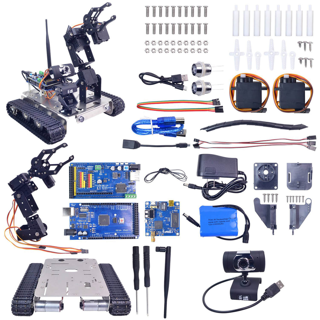 XR-GFS smart programmable robot tank/car compatible Arduino Mega 2560 ...