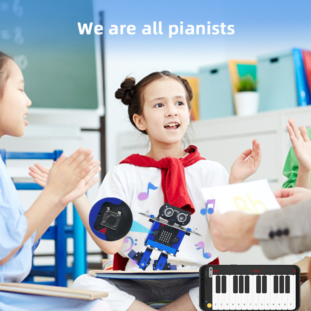 Micro: bit STEM Educational HappyBot Dancing Graphical Programmable Sm