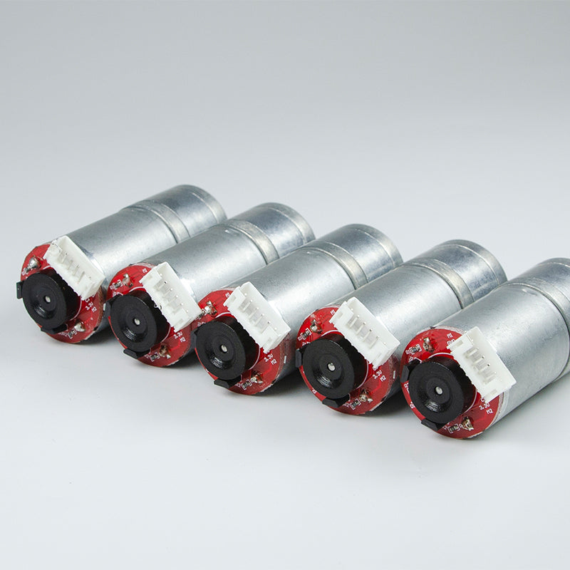 XR25-370 AB dual-phase geared motor with Hall code for robot car