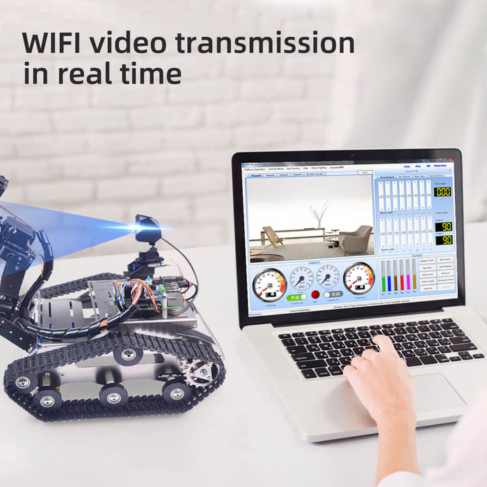 XiaoR GEEK DIY Wireless video transmission TH smart programmable robot